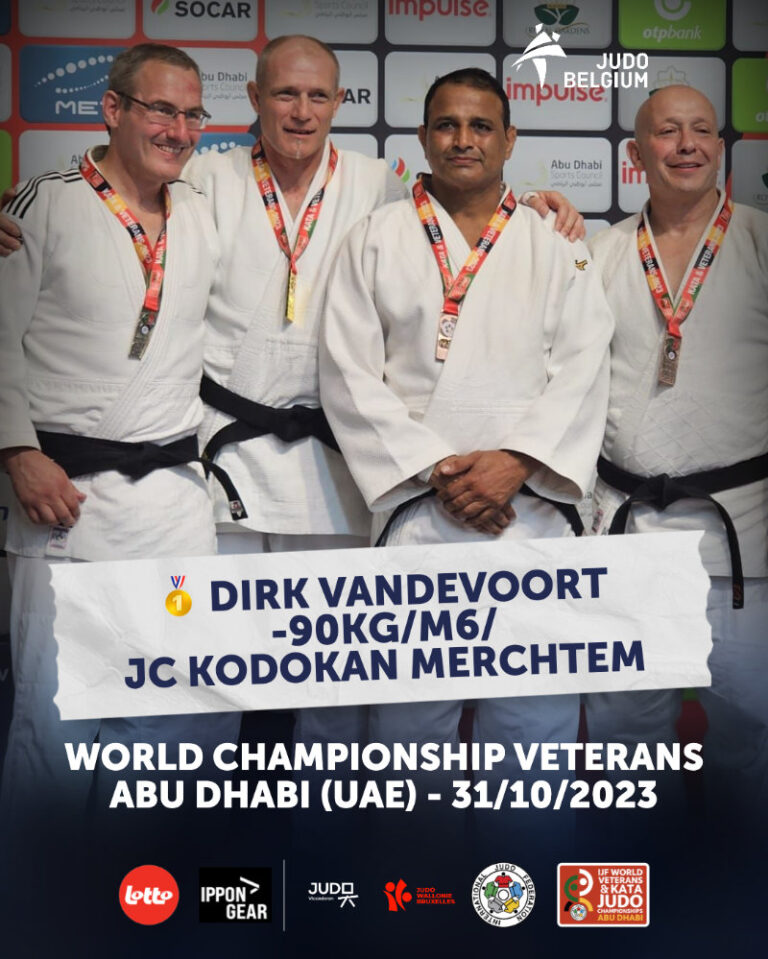 WK Kata & WK Veteranen in Abu Dhabi: Dirk Vandevoort Wereldkampioen ...
