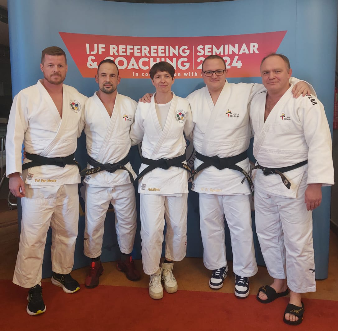 Vijf Belgen op IJF Scheidsrechters- en coachesseminarie - Judo Belgium