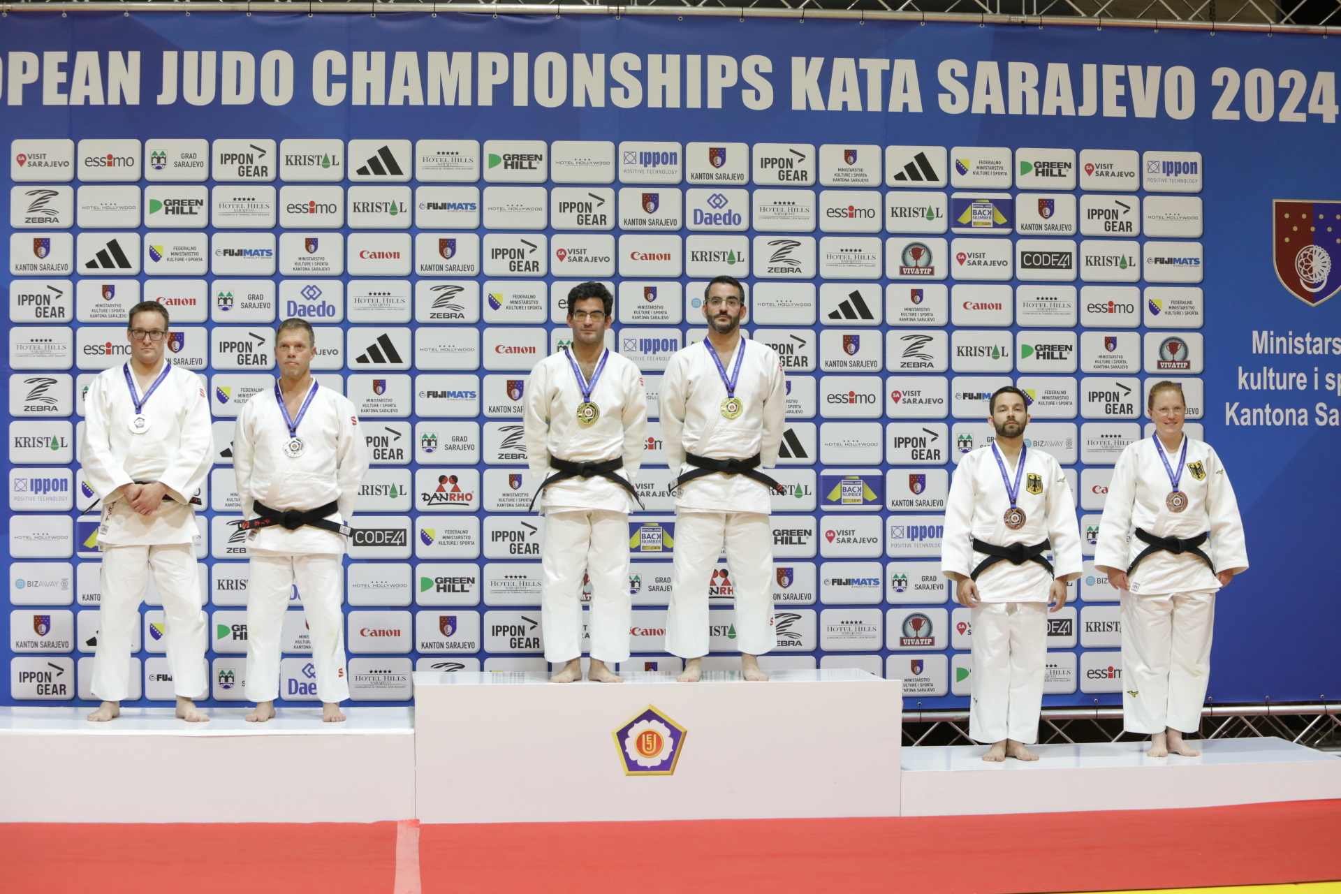 EK Kata 2024: Gebroeders Gilon Europees kampioen - Judo Belgium