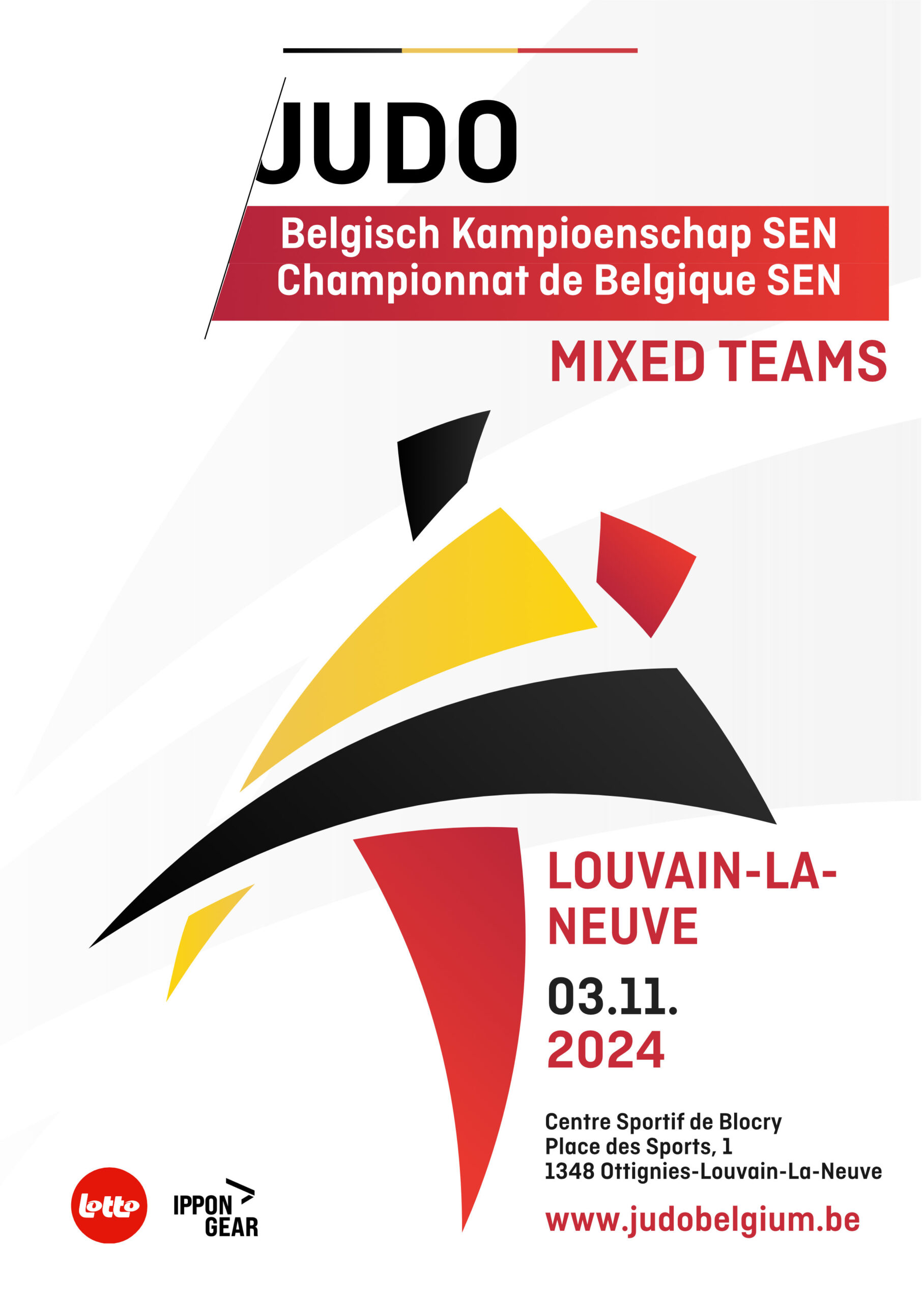 CANCELLED - Belgisch Kampioenschap SEN Mixed Teams 2024 - Judo Belgium